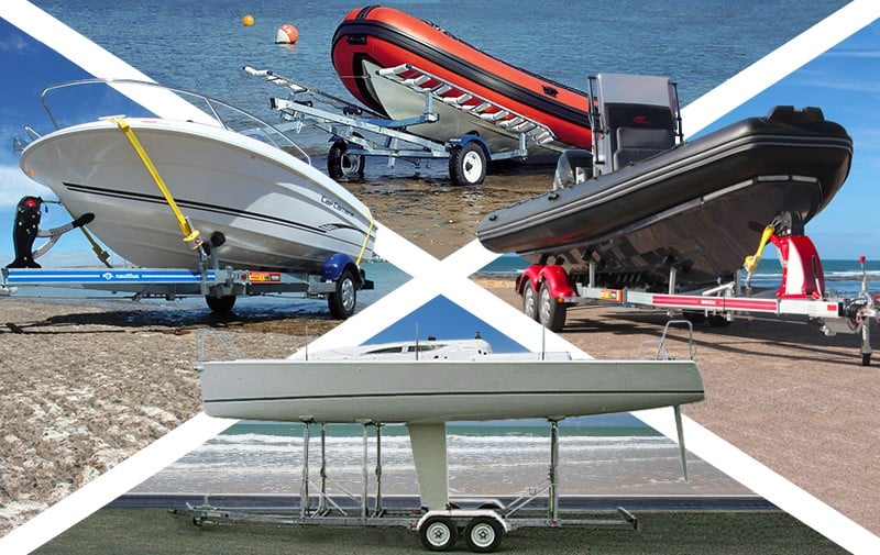 WHAT ARE THE DIFFERENT TYPES OF BOAT TRAILERS